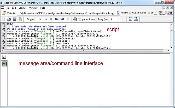 Automate Post Processing In Abaqus Using Python Scripting